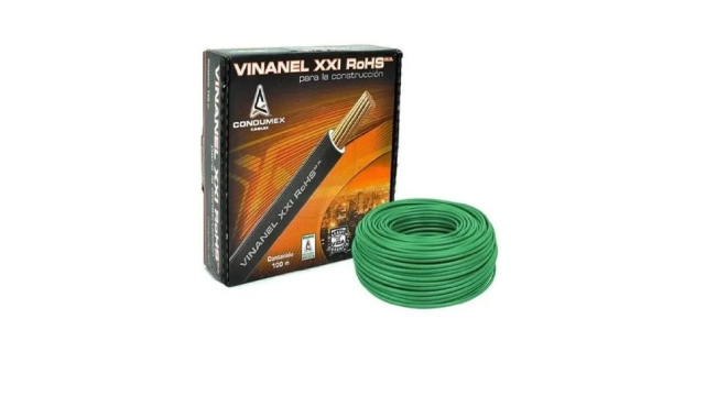 CABLE VINANEL XXI THWLS 600V90 CAL.2 VERDE CORTE